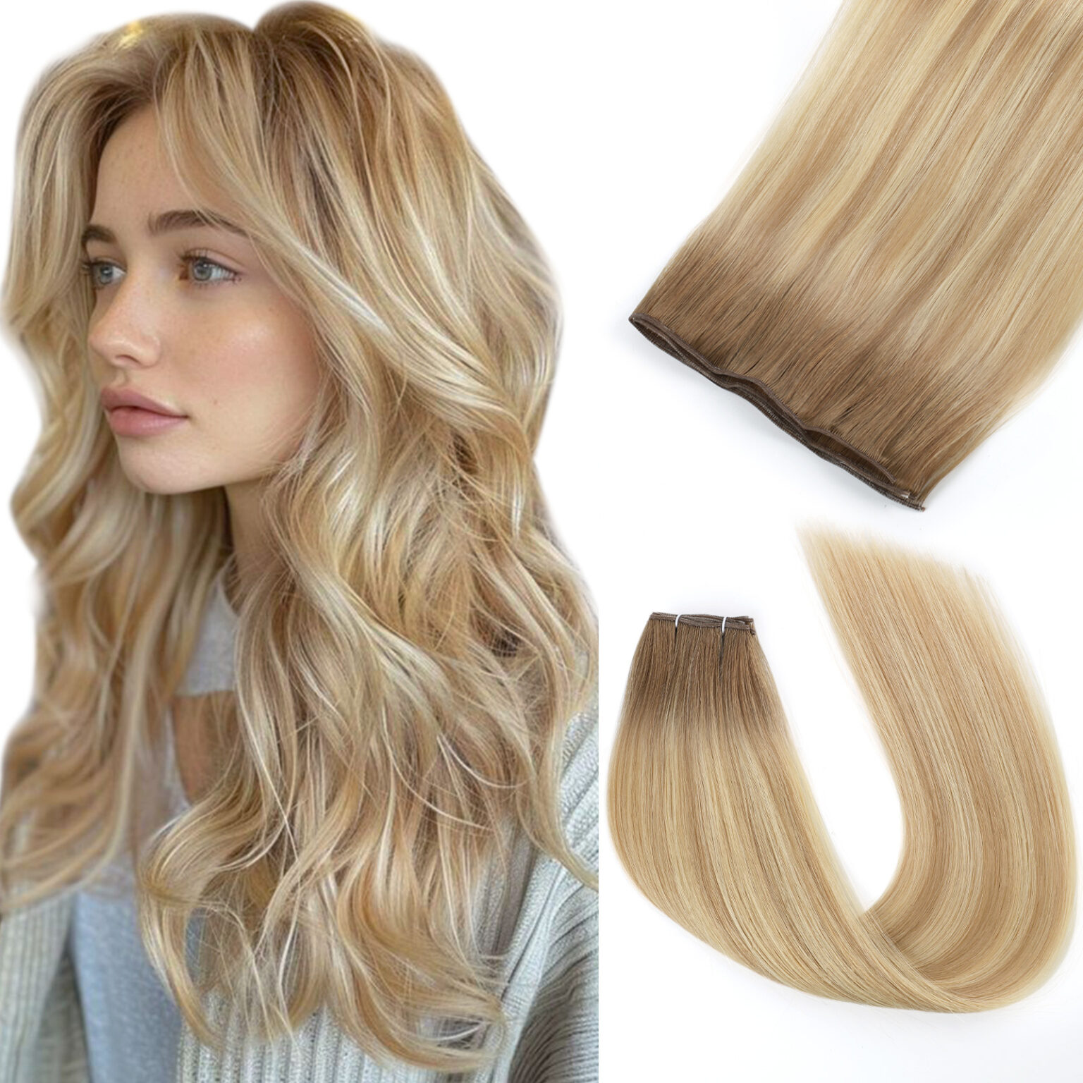 Skin Weft Hair Extensions - RebeHair Extension Factory